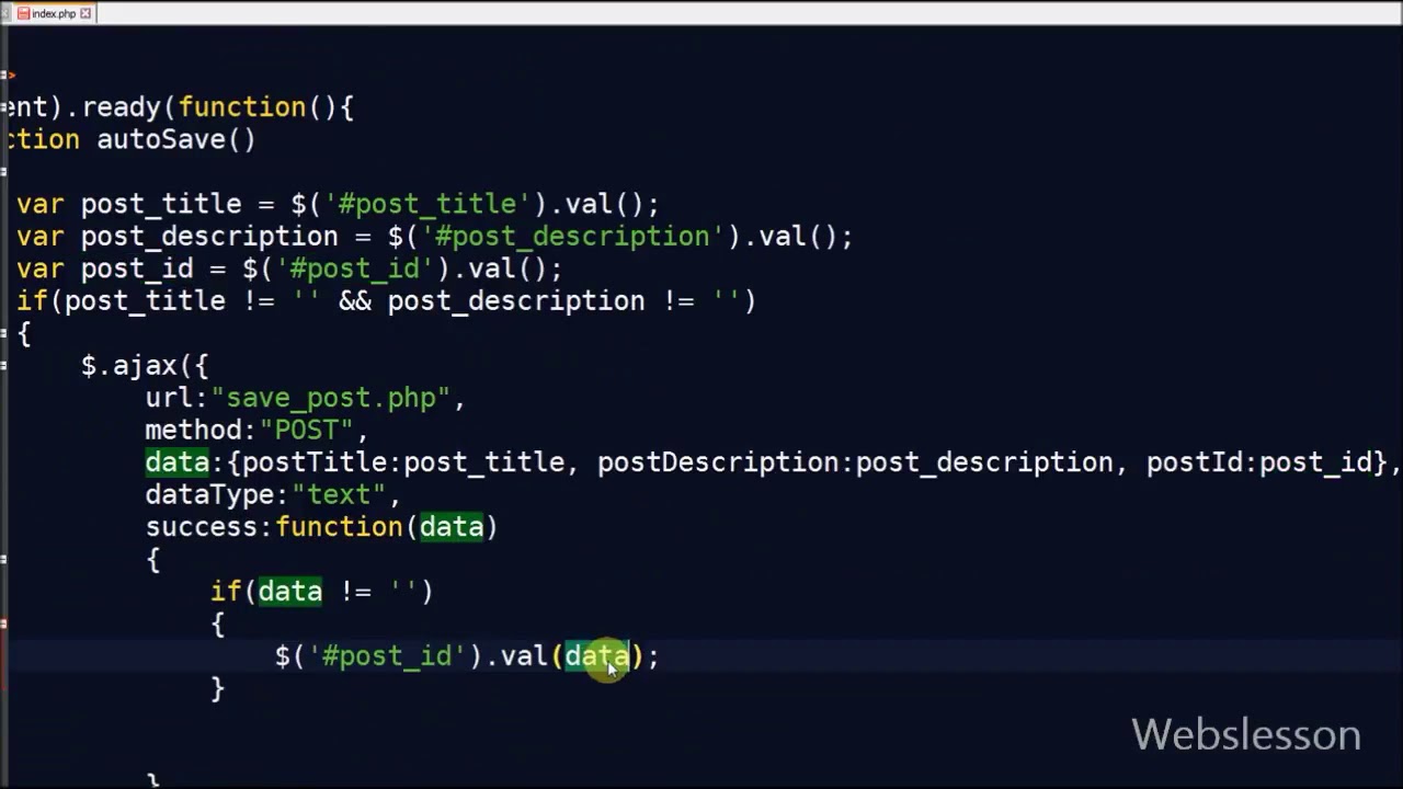 Auto Save Data using Ajax, Jquery, PHP and Mysql - YouTube