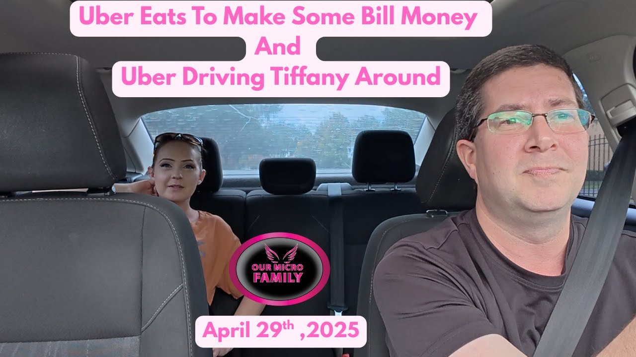 Trying To Earn Money With Uber Eats and Driving Tiffany Crazy As My Uber Passenger | April 29 ...