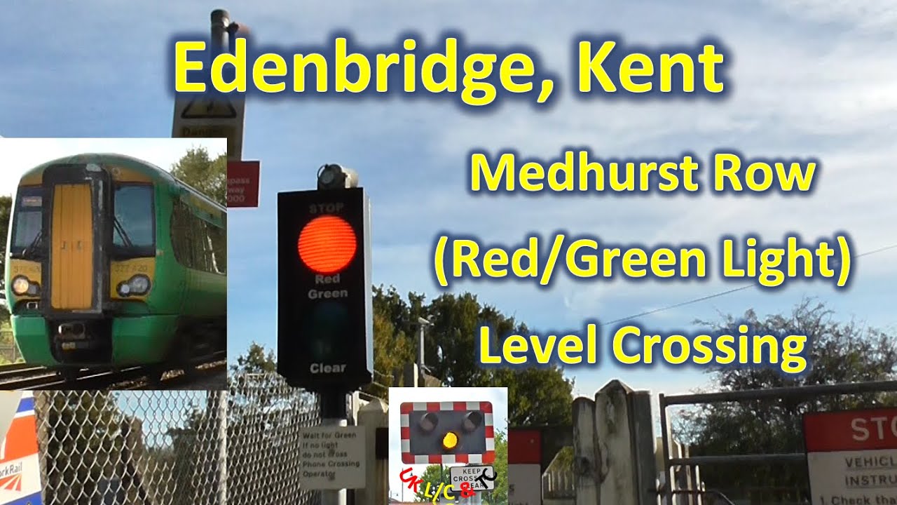 Medhurst Row (User-worked) Level Crossing, Kent - YouTube