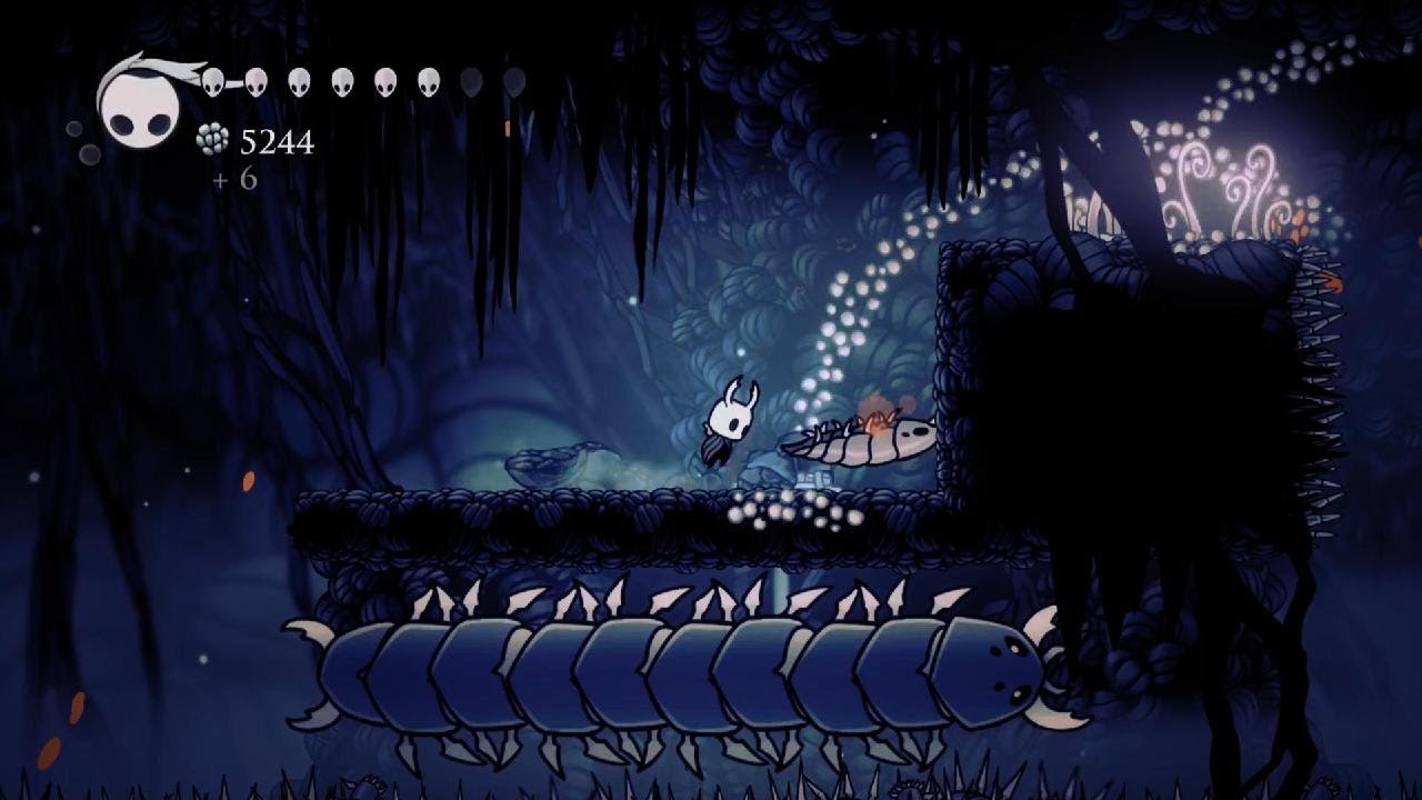 Hollow Knight: Vessel Fragment In Deepnest Area (Near Hotspring/Bench ...