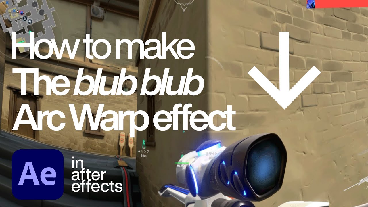 Warp arc/arc lower effect tutorial (for valorant edits) | AE - YouTube