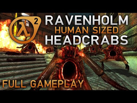 Half-Life 2 Ravenholm But All The Zombies Are Human-Sized Headcrabs! | Full Gameplay | No Commentary