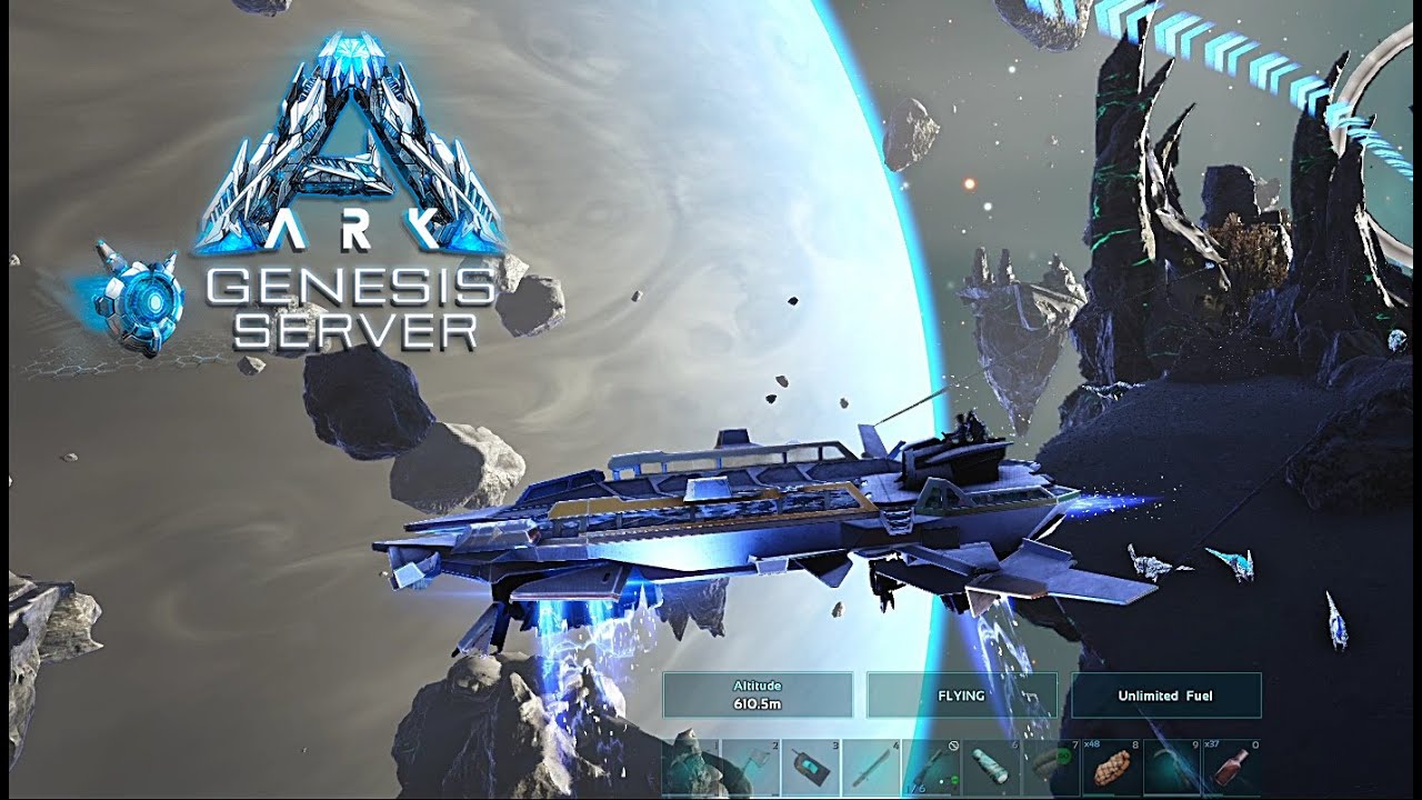 Ark Genesis Let's Play #095 Mission mit dem Hover Skiff! - YouTube