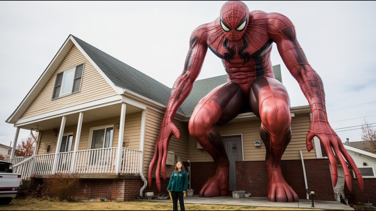 GIANT SPIDER-MAN and Venom Carnage - YouTube