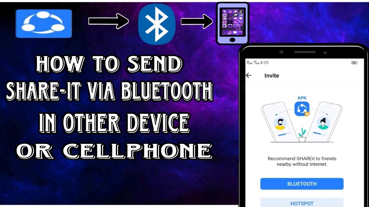 Paano magpasa ng SHAREit sa Bluetooth or Cellphone 2023! Updates - YouTube