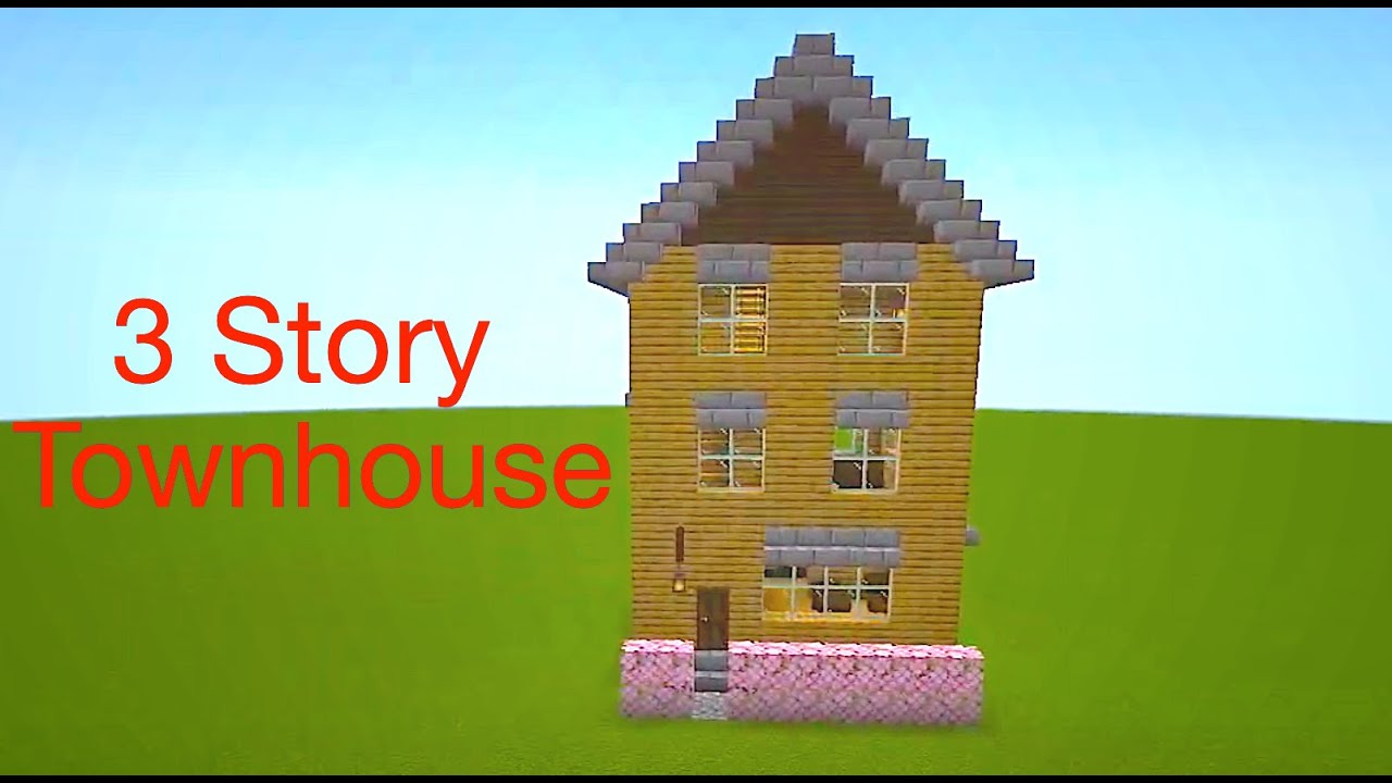 Minecraft Tutorial: Townhouse - YouTube