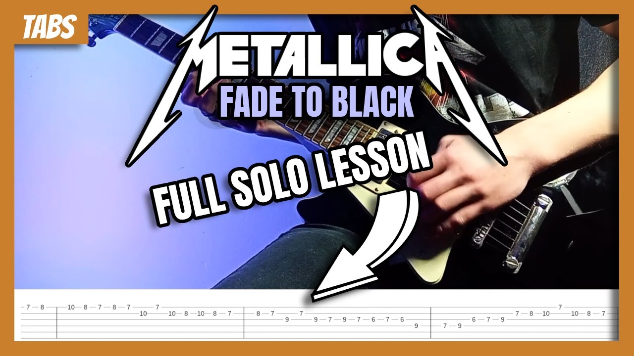 How to Play The Fade to Black Outro Solo | Tabs - YouTube