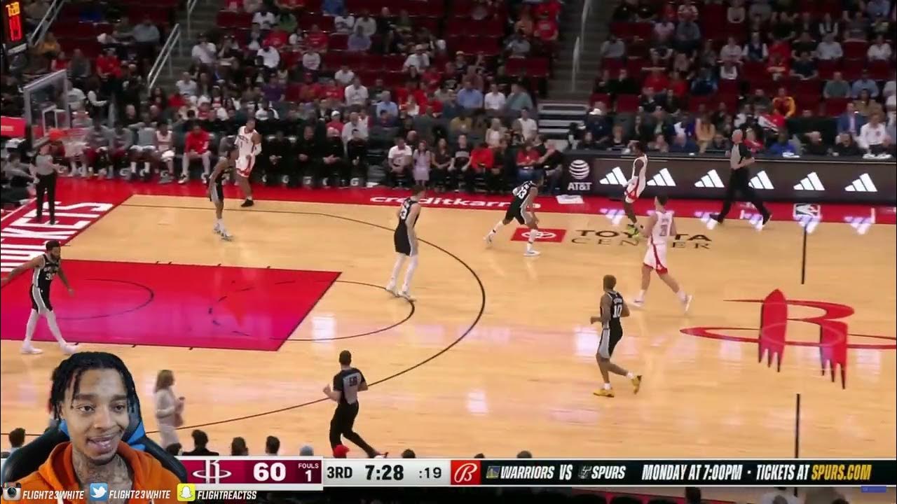 FlightReacts To SPURS at ROCKETS | FULL GAME HIGHLIGHTS | March 5, 2024! - YouTube