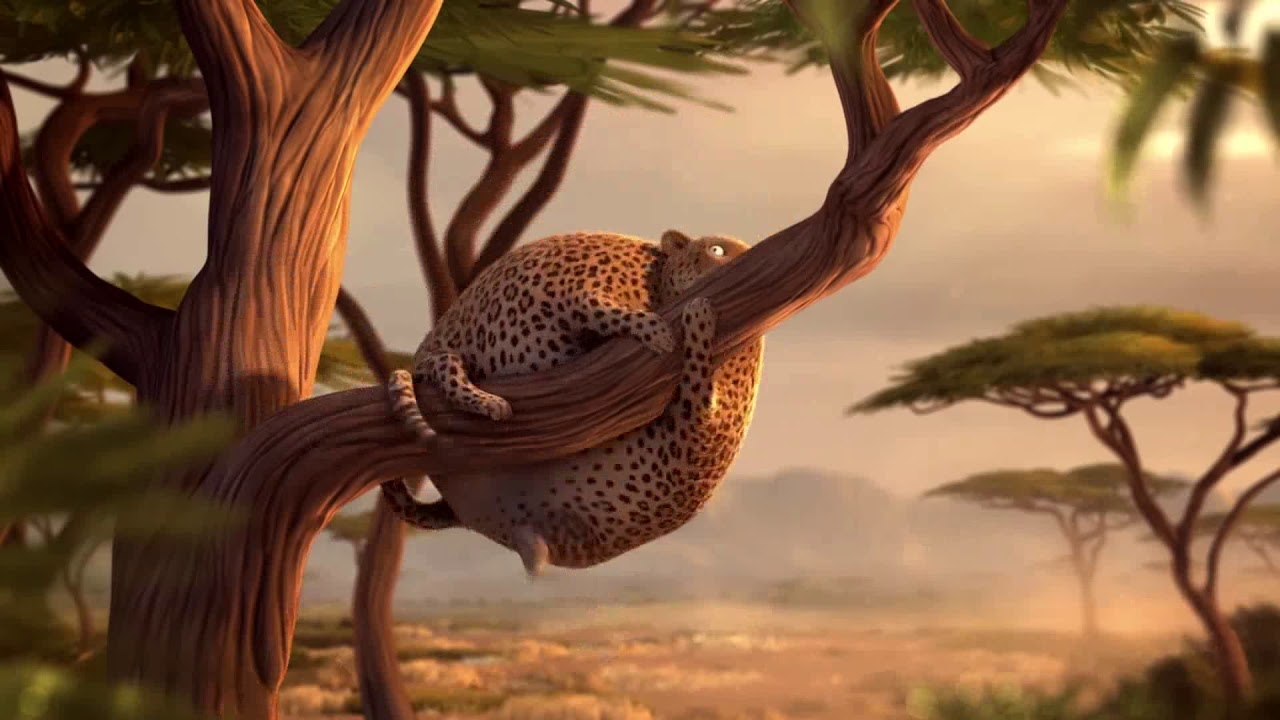 WTcartoonF - When All Animal Are Fat: Leopard On Tree - YouTube