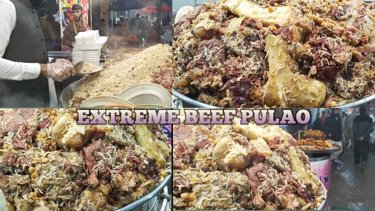 Most Delicious Beef Pulao in Qissa Khwani Bazar Peshawar/Authentic Beef ...