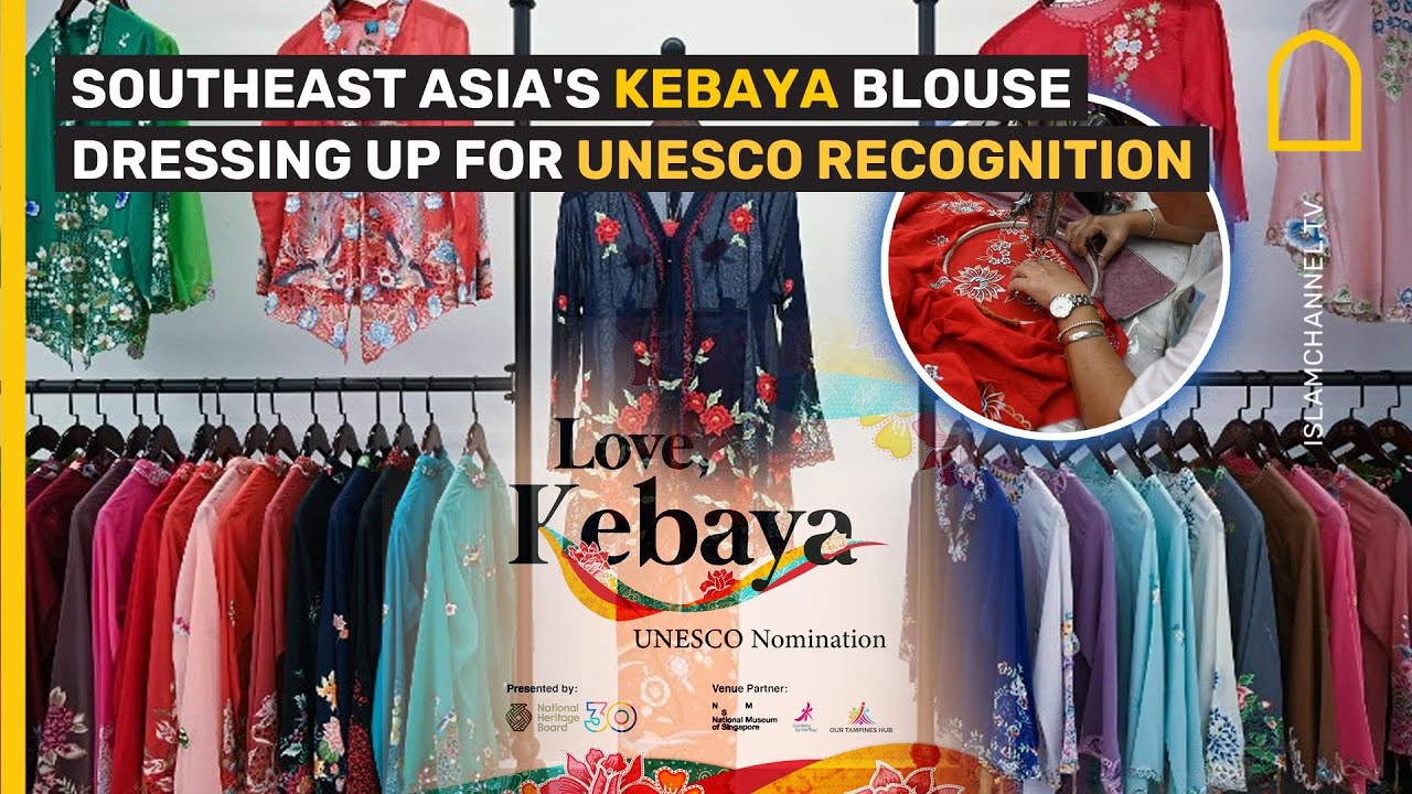 Southeast Asia's kebaya blouse dressing up for UNESCO recognition - YouTube