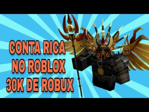 DOANDO CONTA MUITO RICA NO ROBLOX 98K DE ROBUX - YouTube
