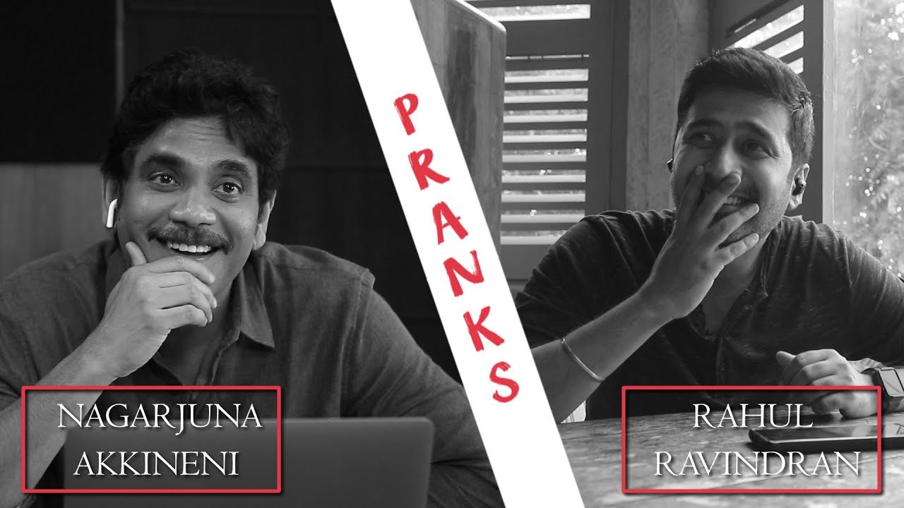 Nagarjuna Akkineni Pranks Rahul Ravindran | Manmadhudu 2 - YouTube