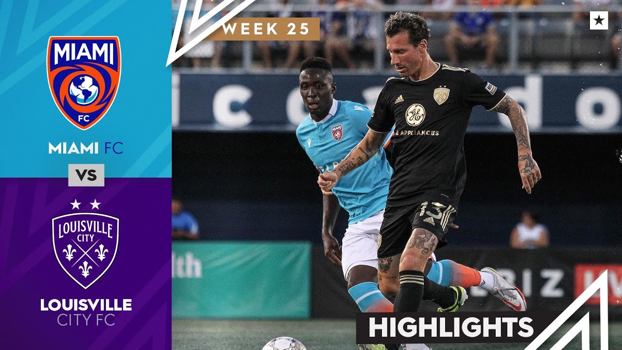 Miami FC vs. Louisville City FC - Game Highlights | 08-27-2022 - YouTube