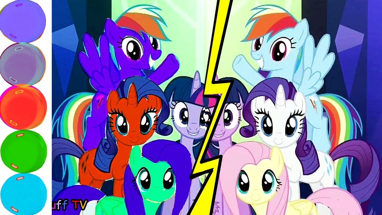 Equestria Girls! Color Swap My Little Pony Rainbow Dash Fluttershy ...