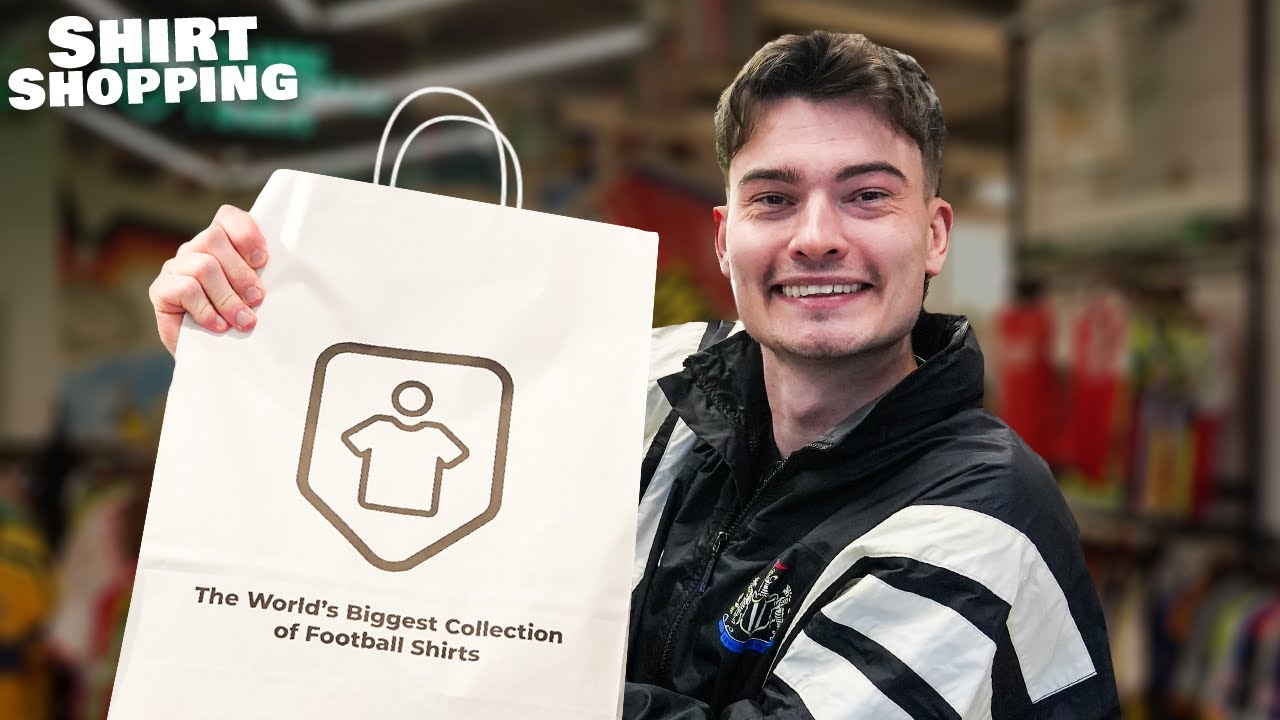 WillNE Goes Shopping For Classic Football Shirts - Shirt Shopping - YouTube