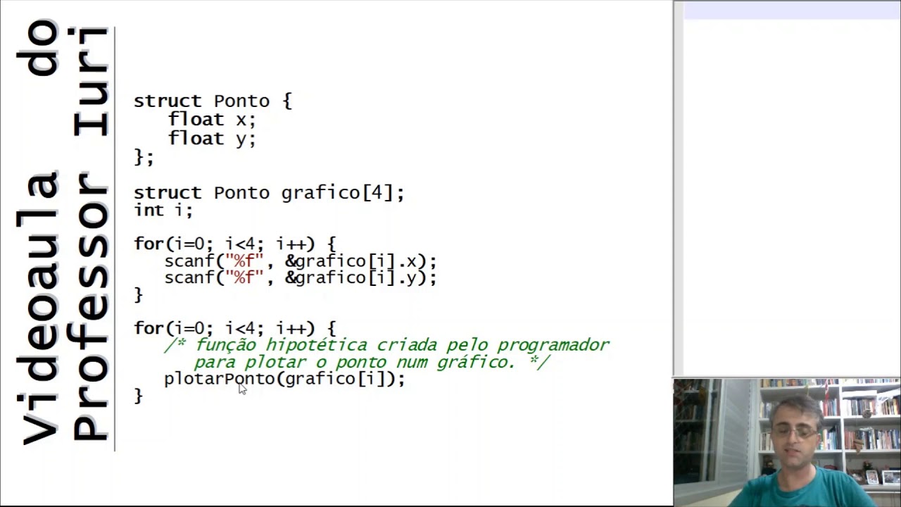 Linguagem C: Vetores de Structs - YouTube