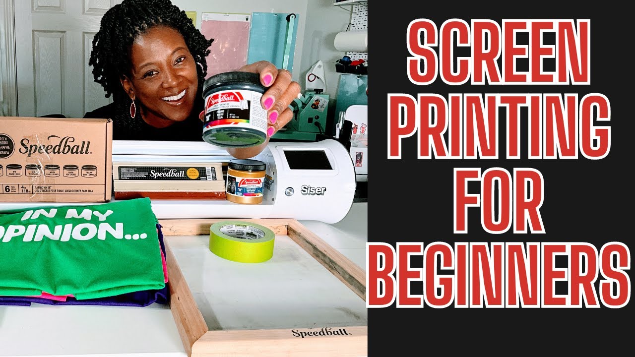 HOW TO DO SCREEN PRINTING FOR BEGINNERS WITH SISER ROMEO # ...