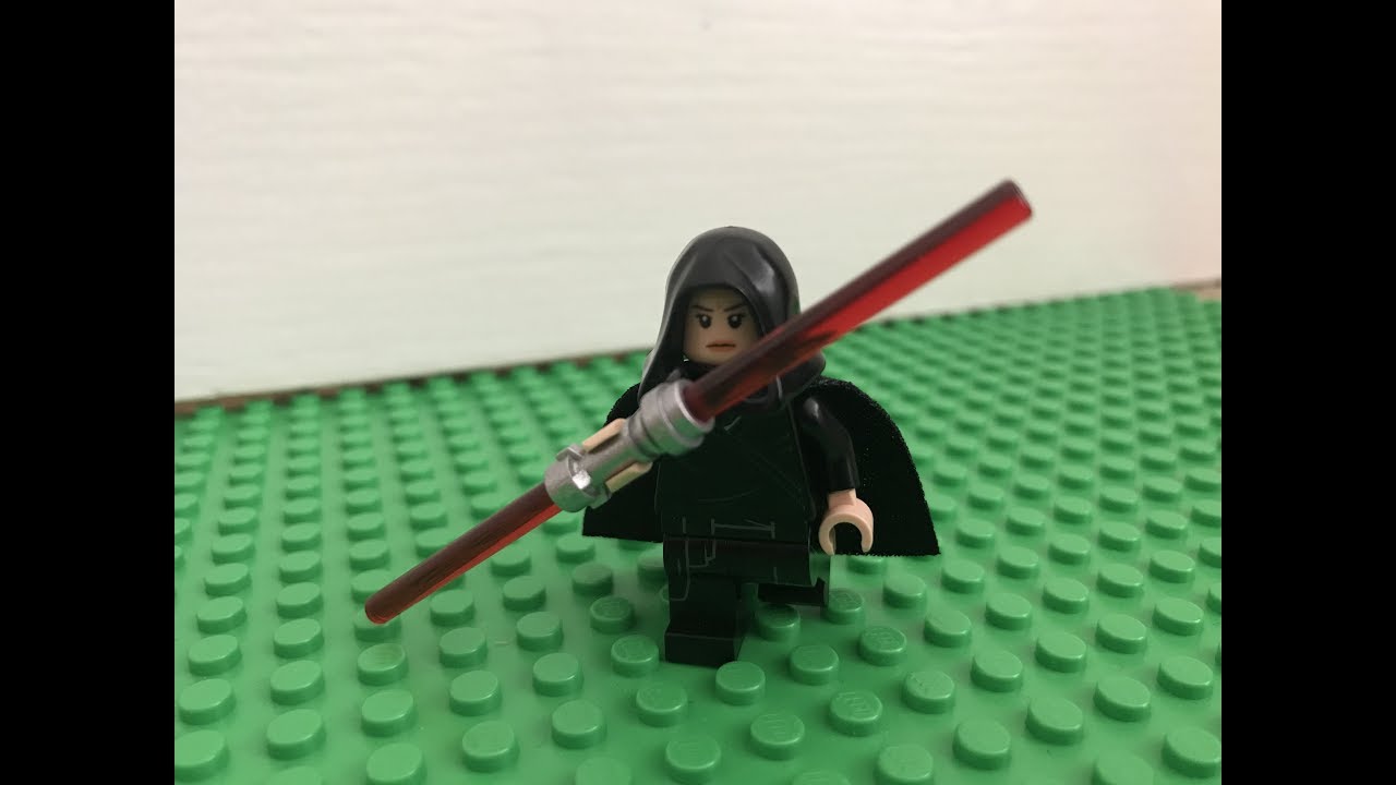 Lego Dark Rey Custom Minifigure- Star Wars The Rise of Skywalker - YouTube