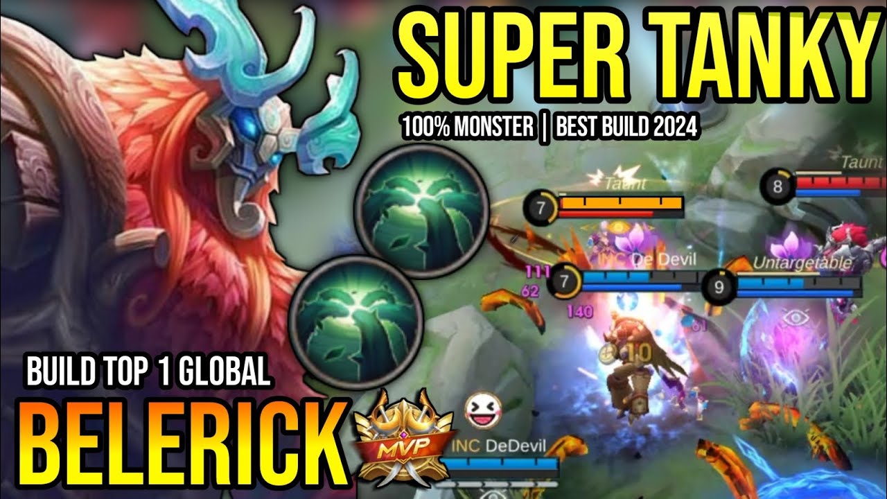 BELERICK BEST BUILD 2024 | BUILD TOP GLOBAL BELERICK GAMEPLAY | MOBILE ...