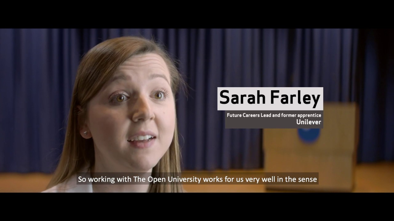 Open University Learning: Interview with Sarah Farley | Unilever - YouTube