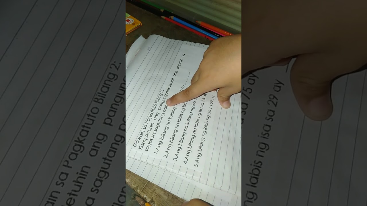 Labis ng isa, kulang ng isa Activity 2 - YouTube