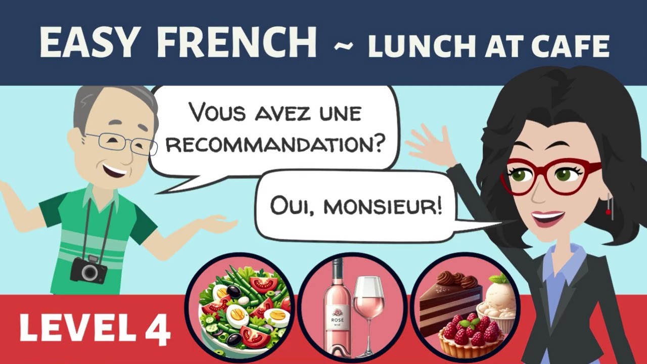 Learn Beginner French - Ordering lunch at restaurant Level 4 -ANDROID ...