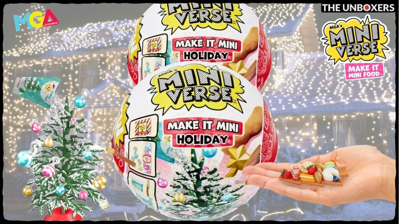MGA's Miniverse Make It Mini Holiday 2024 Mystery Capsules - YouTube