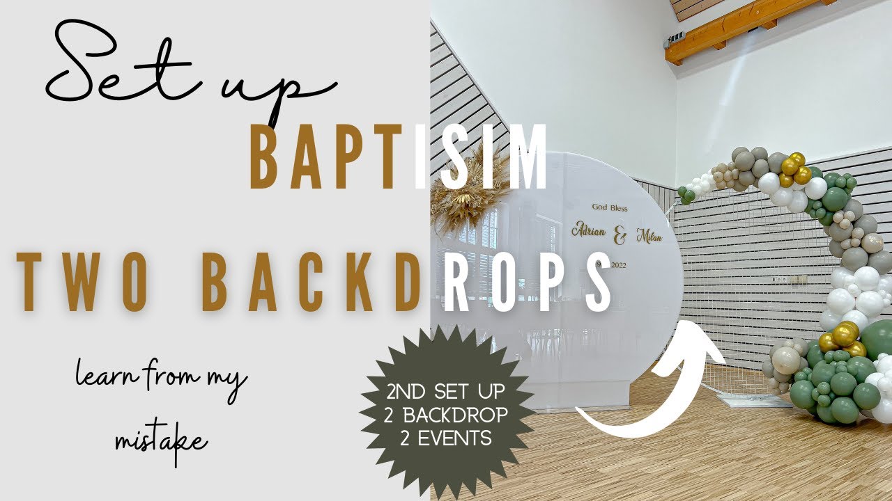 Set Up With Me|Baptism|Christening |Neutral Colours|Indoor Set up|Time ...