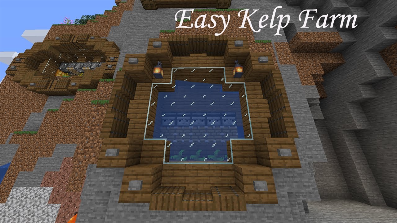 Fully Auto Kelp Farm ┃ Minecraft Lets Play 27 - YouTube