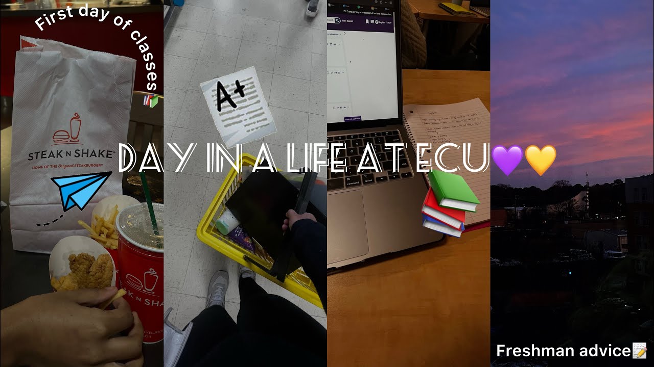 DAY IN A LIFE AT ECU💜💛 + GRWM • FRESHMAN ADVICE • COLLEGE DATING ADVICE ...