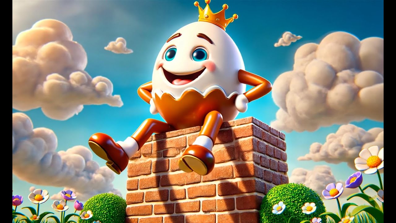 "Humpty Dumpty Adventure Song 🎶🥚 | Fun Kids' Rhyme with a Twist! 💃 ...