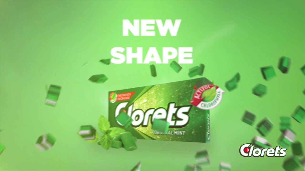 Clorets freshness now comes in a new pack! - YouTube
