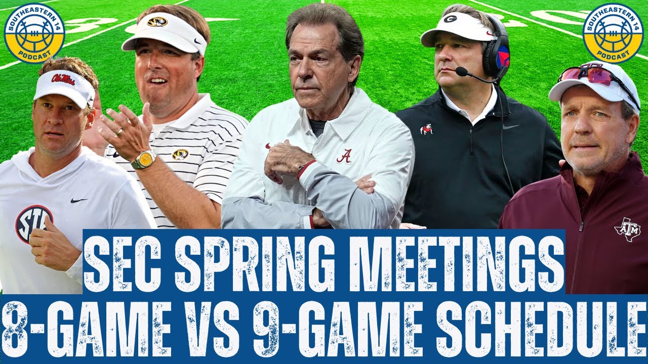 SEC Football 8-Game vs. 9-Game Conference Schedule Debate | 2023 SEC ...