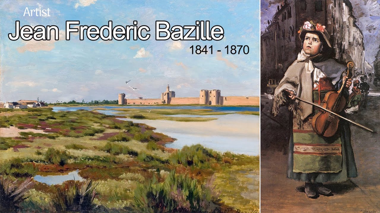 Artist Jean Frederic Bazille (1841 - 1870) French Impressionist Painter ...
