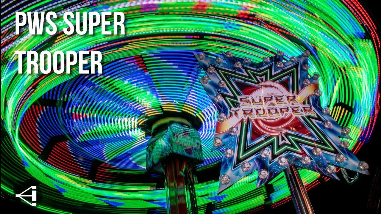 PWS Super Trooper ride, Tewkesbury Mop Fair 2019 - YouTube