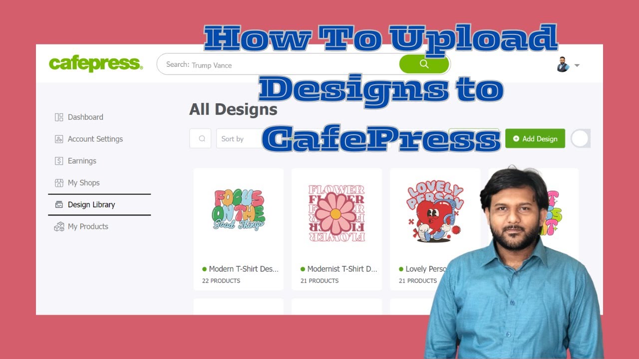 How To Upload Designs to CafePress | AIB - YouTube