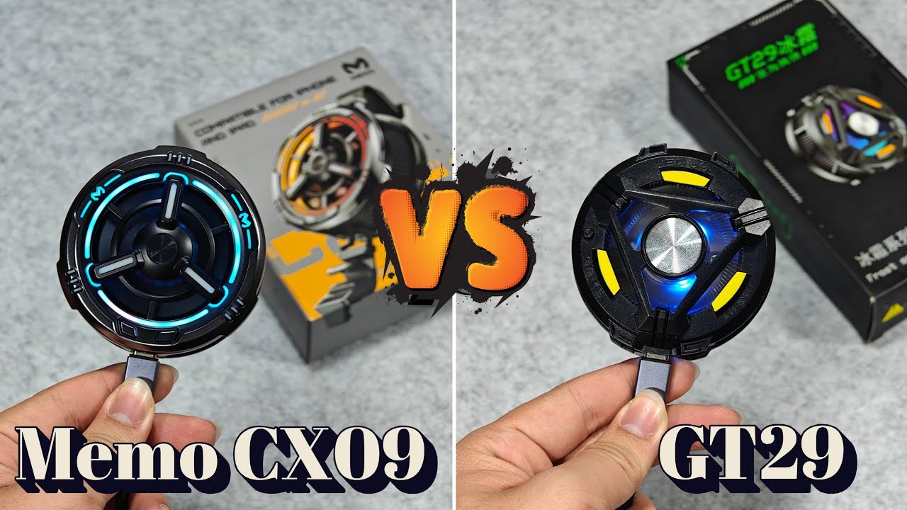Memo CX09 Vs GT29 | Đi tìm quạt từ tính 7cm đường kính mạnh nhất ...