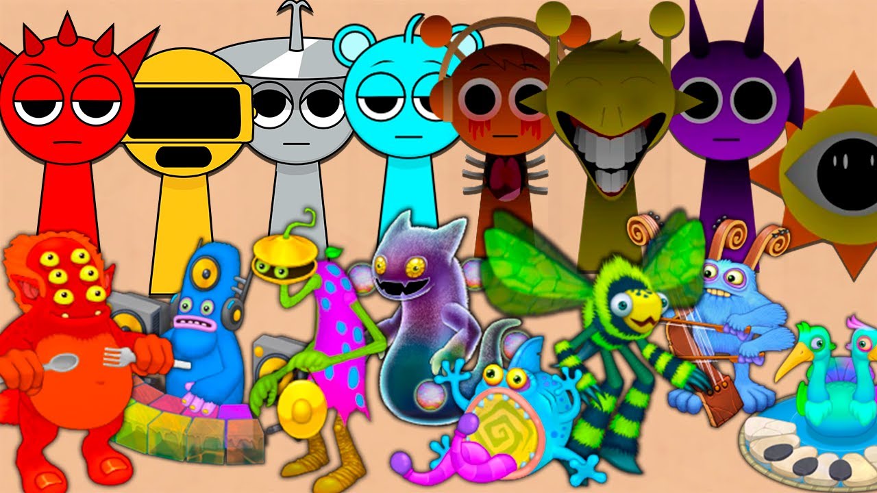 Covers Songs - Sprunki vs My Singing Monsters - YouTube