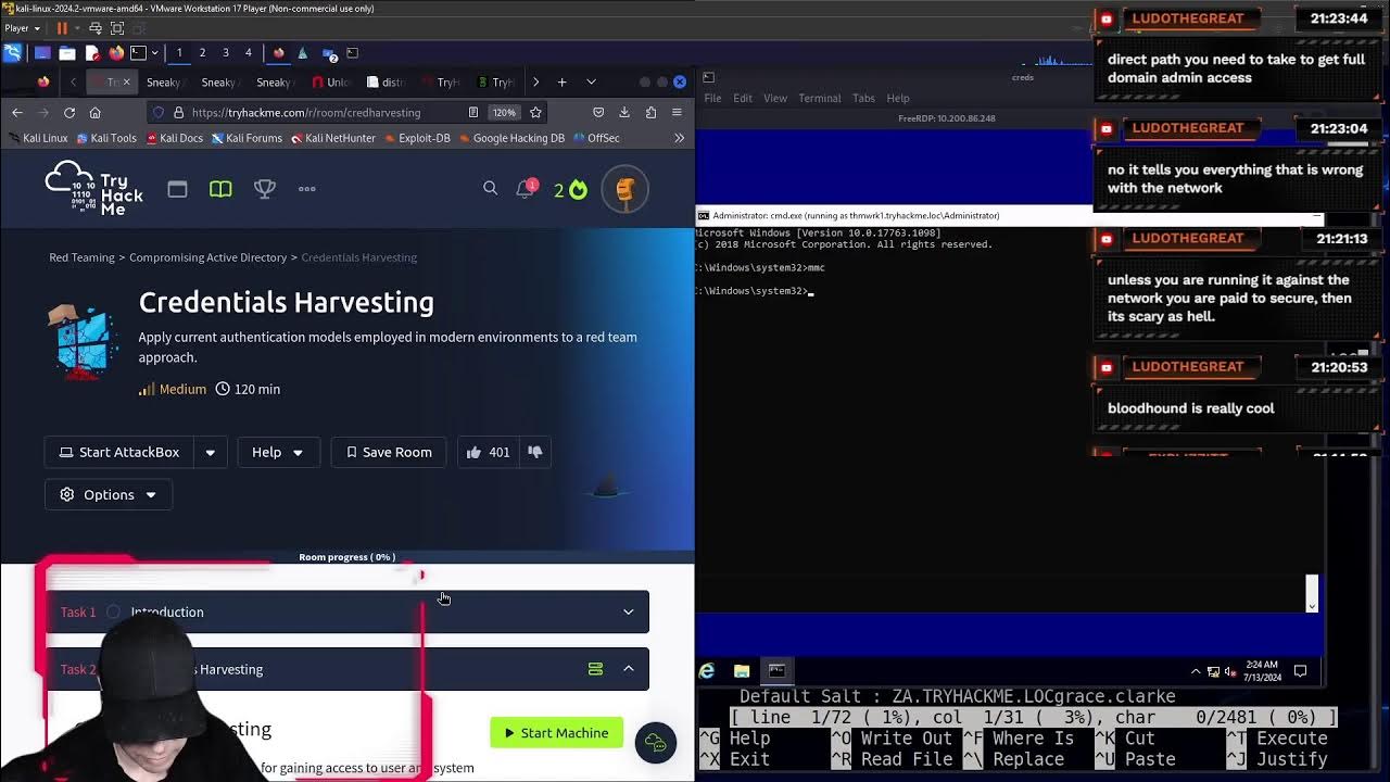 Tryhackme.com Persisting Active Directory Task 8 (With Chapter)! - YouTube