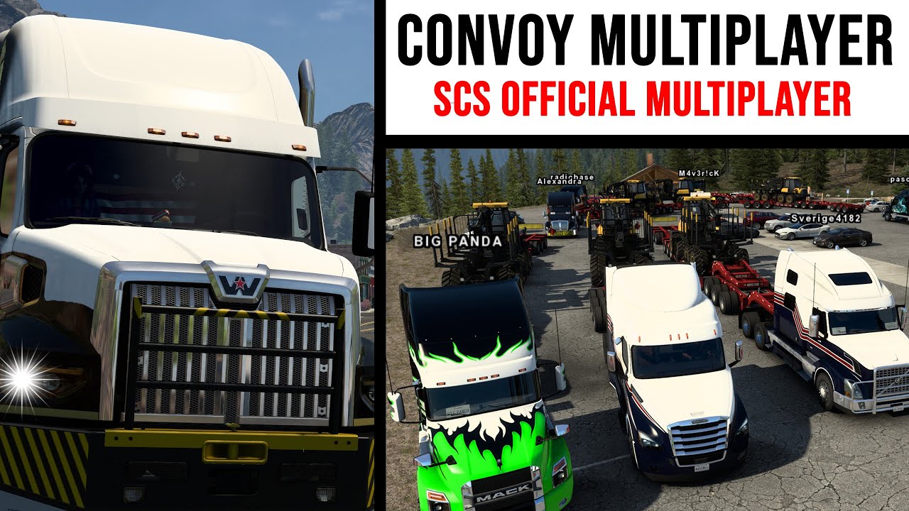 ATS CONVOY MULTIPLAYER 1.41 - ATS Convoy 🔴 LIVE [#390] ATS Official ...