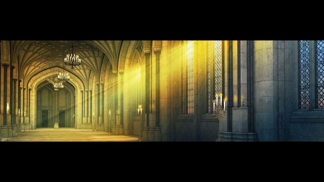 Castle inside fantasy of light show background clip by Digital ...