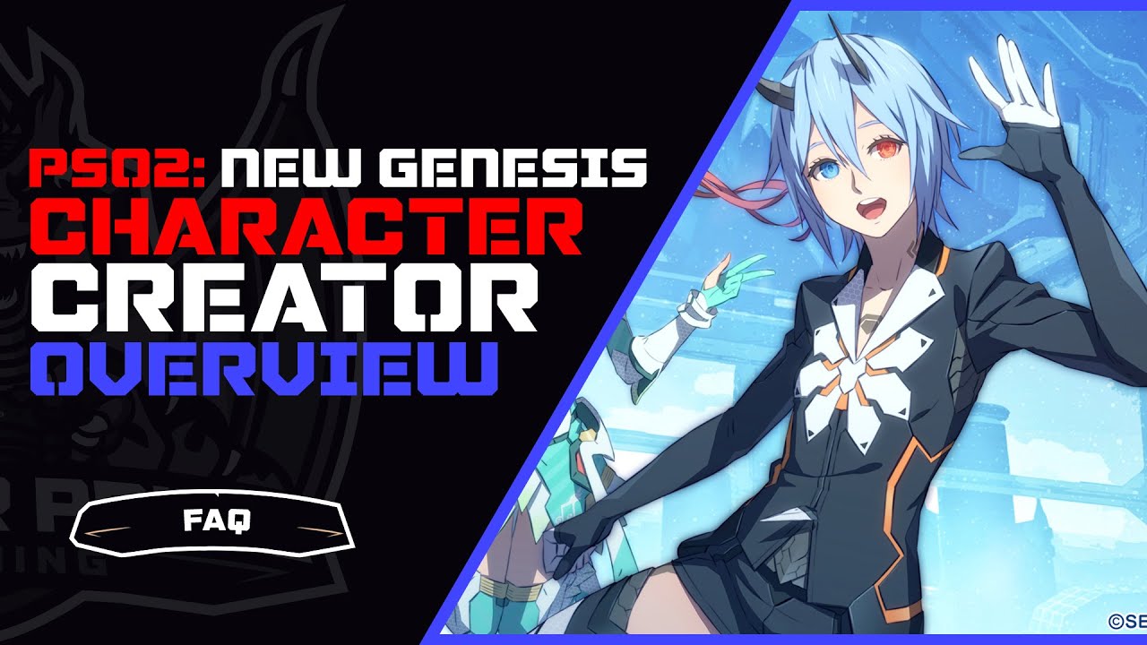 PSO2 New Genesis Character Creator Overview and Thoughts | Ginger Prime ...
