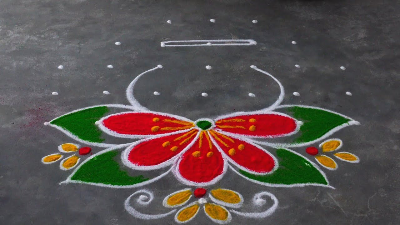 Sankranthi muggulu || sankranthi rangolis || pongal kolam || rangoli ...