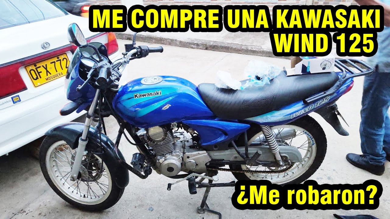 Les presento la otra KAWASAKI WIND 125 azul 2007 para restaurar ...