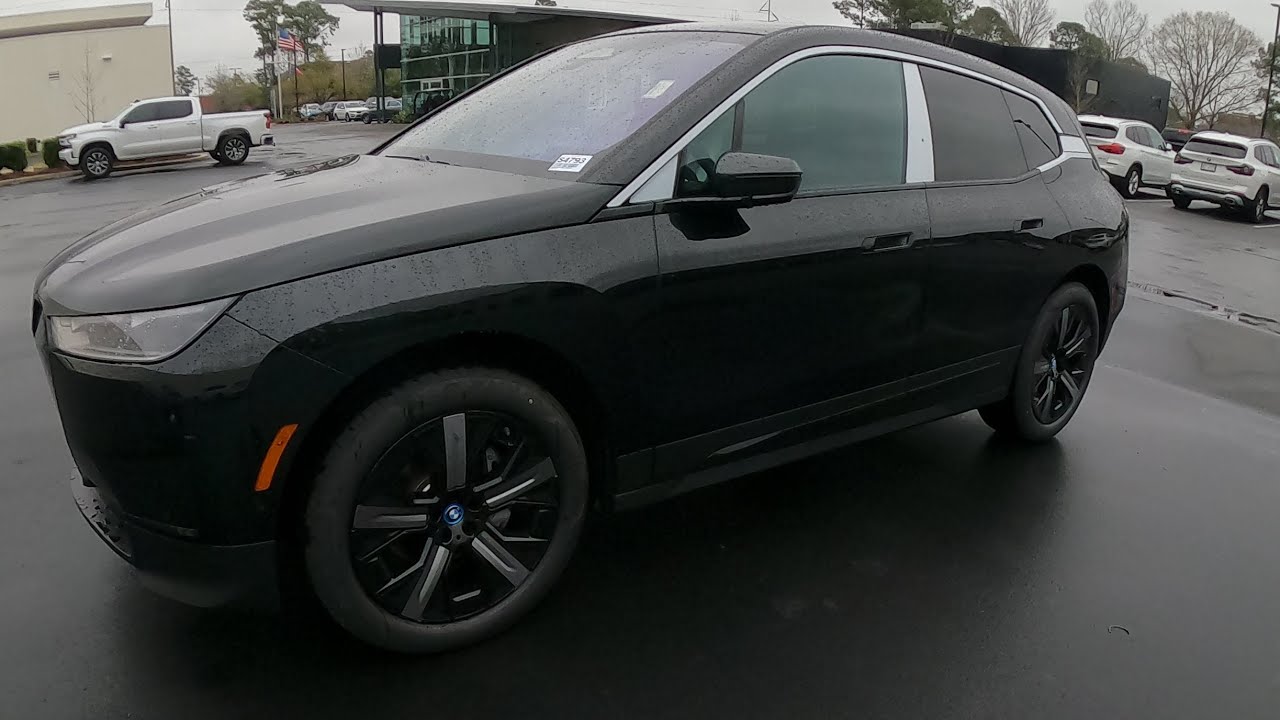 2022 BMW IX Xdrive50I Black Sapphire Metallic 21” Wheels Black ...