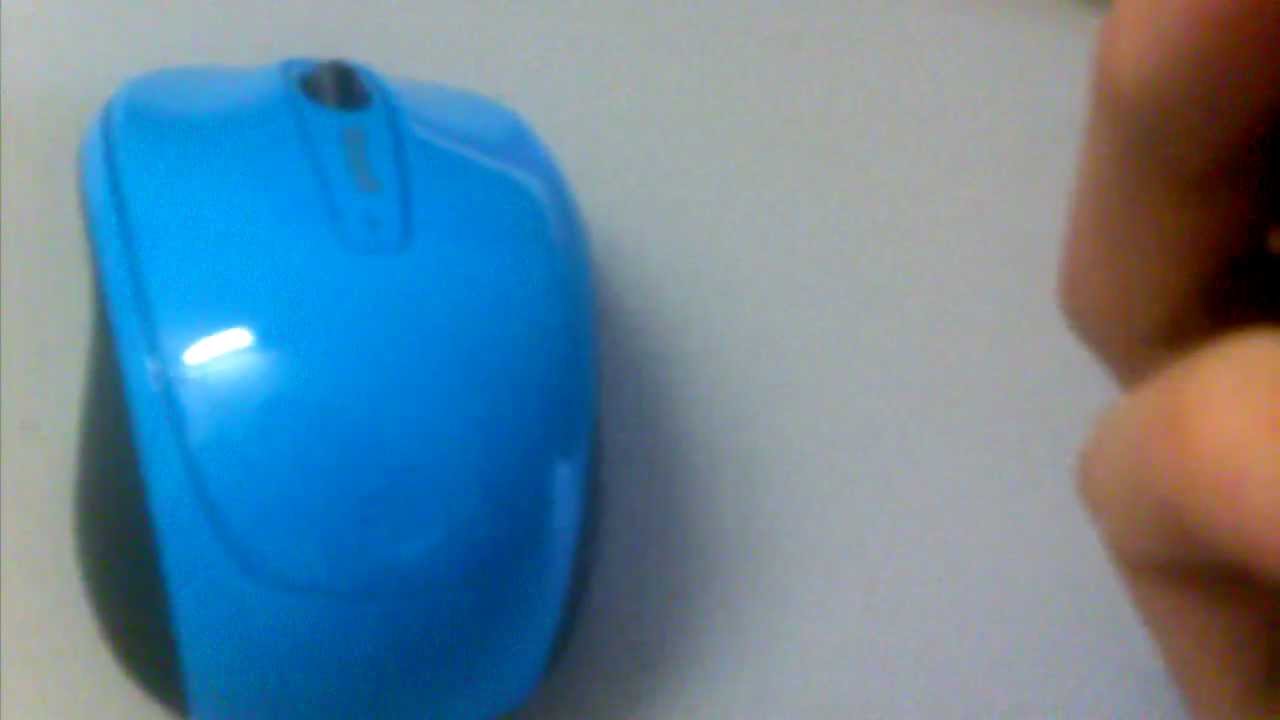 Microsoft 3500 Wireless Mobile Mouse, Cyan Blue Unboximg - YouTube