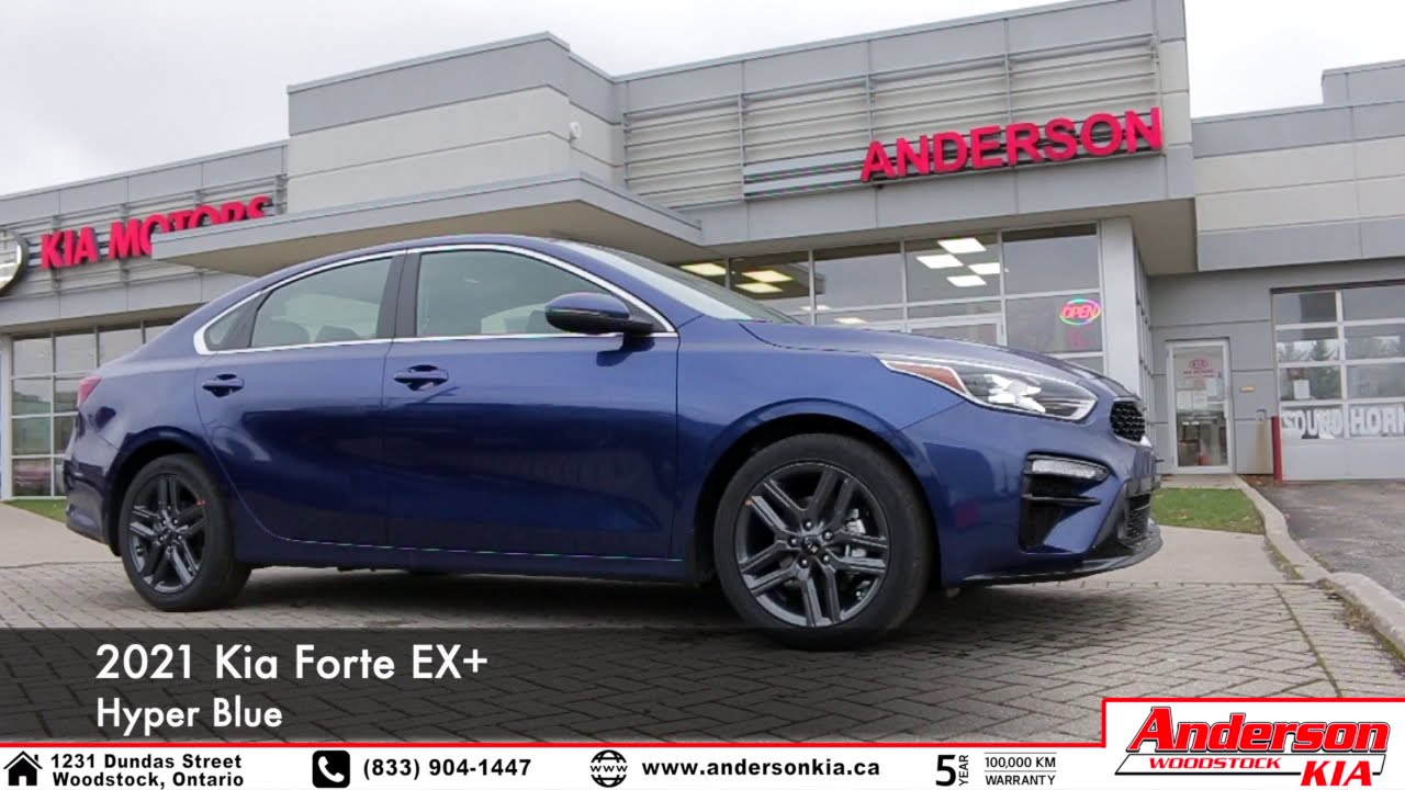 2021 Kia Forte EX+ (Hyper Blue) - Highlights - YouTube