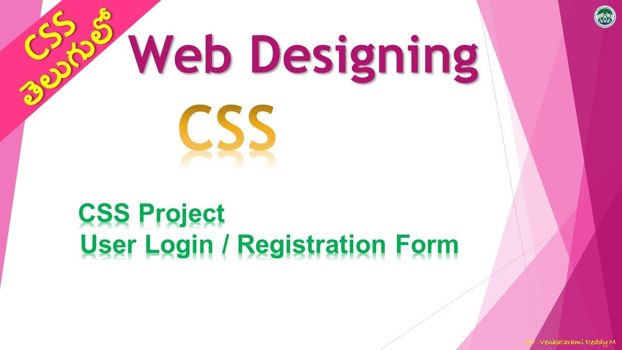 Web Designing (27/30) CSS Login Form - YouTube