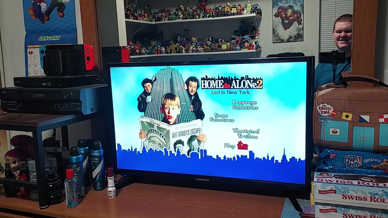 Menu Walkthrough Of Home Alone 2: Lost In New York DVD From 2015😱🗽🛩🍕🏨🛎 ...